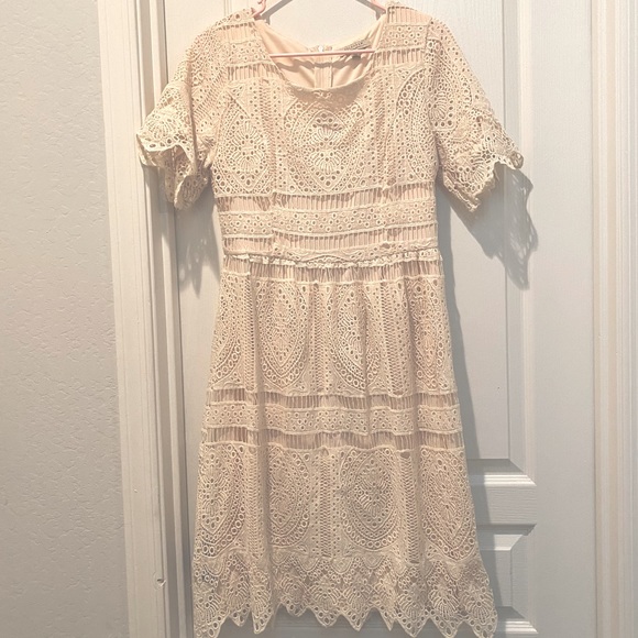 Polagram | Dresses | Polagram Crochet Lace Dress | Poshmark